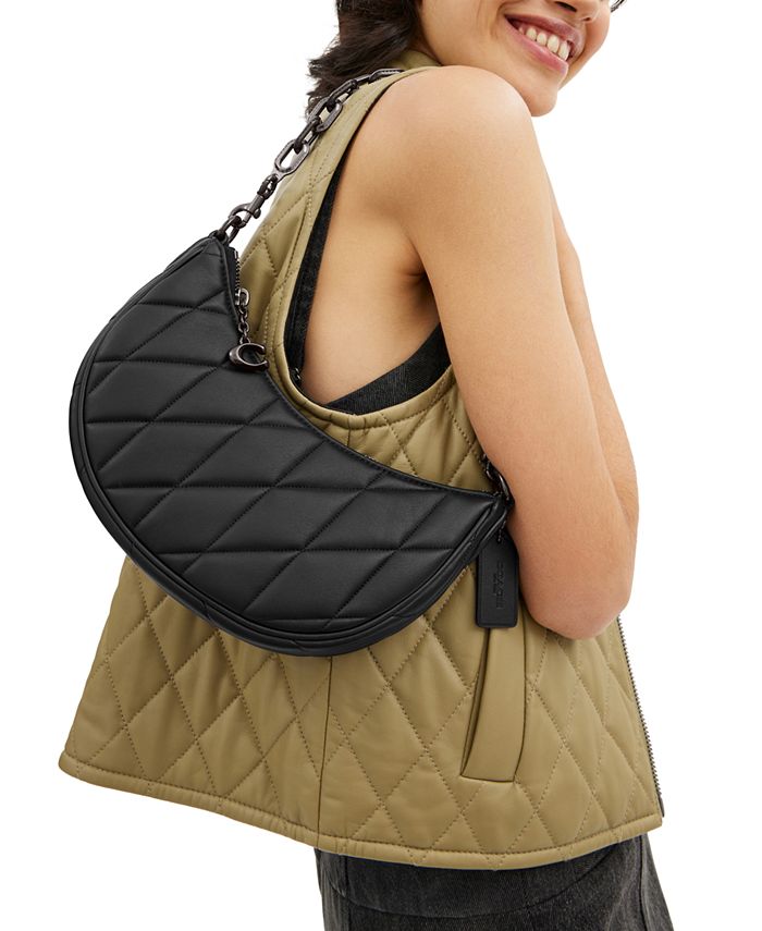 COACH Mira Small Quilted Leather Shoulder Bag - Macy's