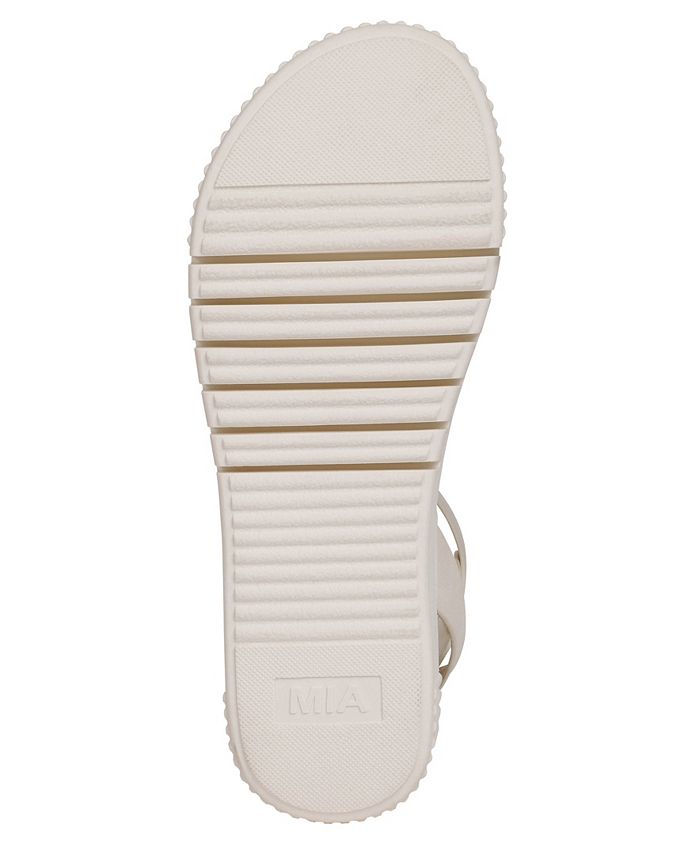 MIA Women's Lunna Round Toe Platform Sandals - Macy's