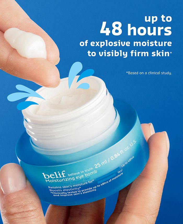 Belif Moisturizing Eye Bomb With Peptide, Ceramide & Squalane, 0.84 oz ...