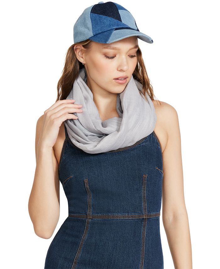 Steve Madden Women's Denim Patchwork Baseball Cap - Macy's