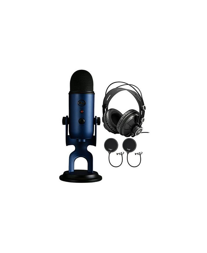 Logitech Blue Microphones Yeti USB Microphone Bundle with Headphones ...