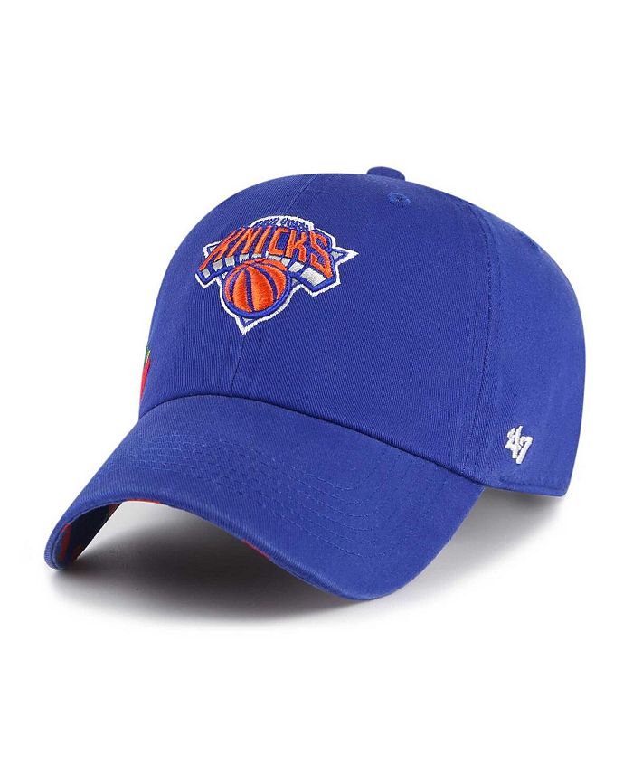 '47 Brand Women's Blue New York Knicks Confetti Undervisor Clean Up ...