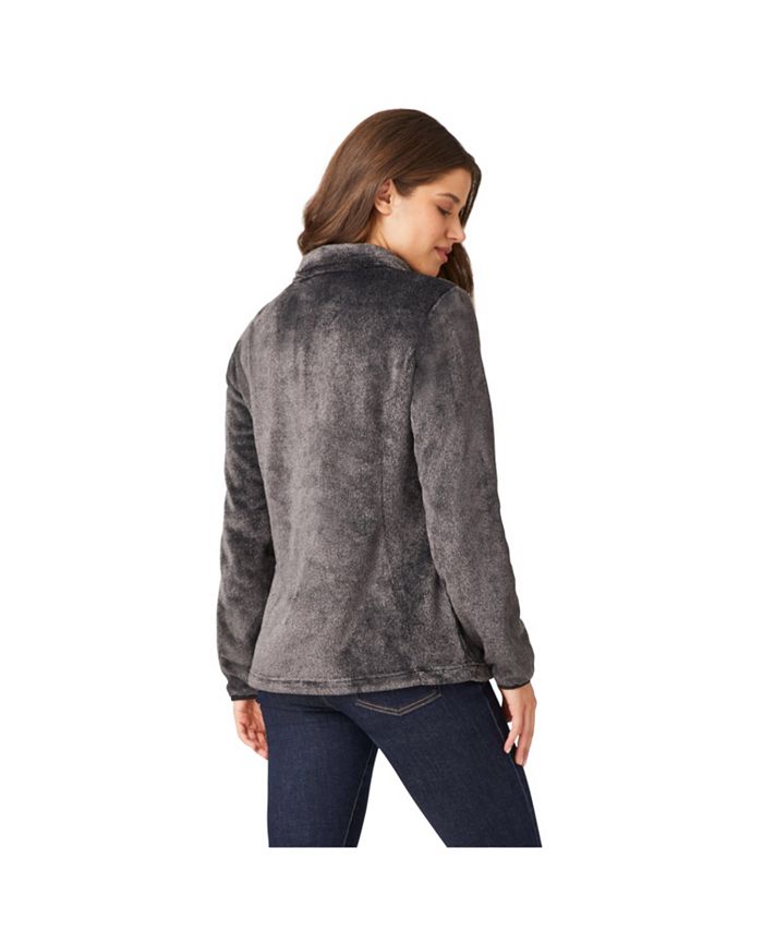 Free Country Women's Outbound Heather Butter Pile Fleece Jacket - Macy's