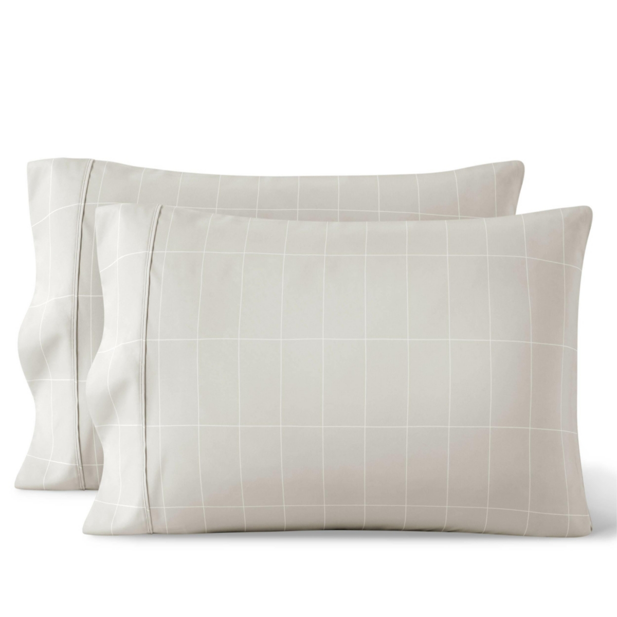 Click here for Bare Home Ultra-Soft Printed King Pillowcases - Gr... prices