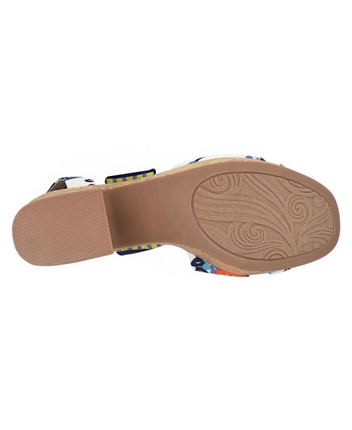 Impo Women's Vinya Ankle Wrap Platform Sandals - Macy's