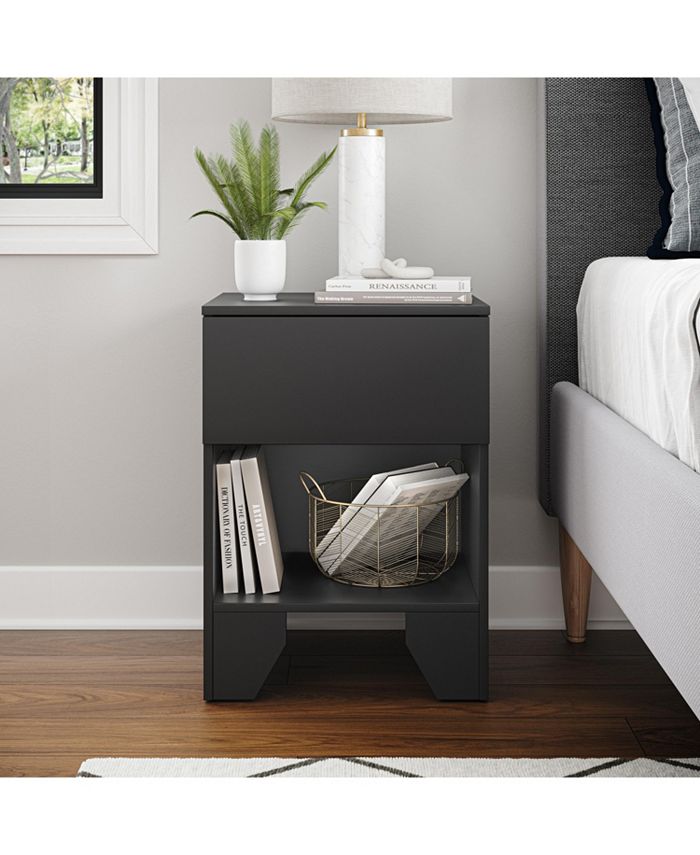 Boyd Sleep Anzio One Drawer Modern Nightstand - Macy's