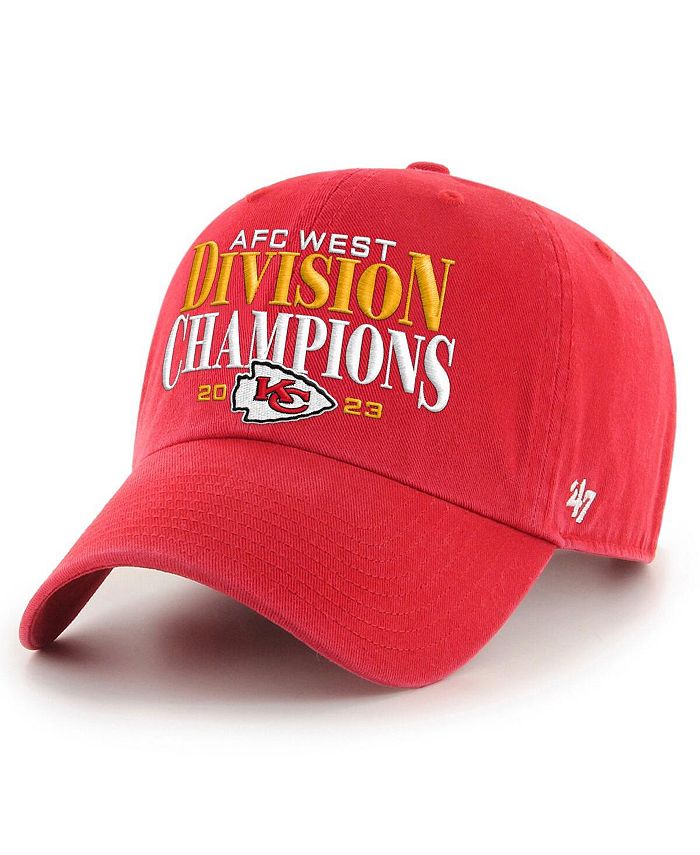 '47 Brand Men's Red Kansas City Chiefs 2023 AFC West Division Champions ...