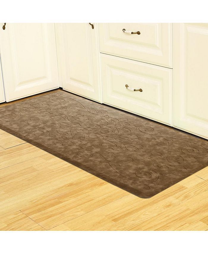 J&V Textiles Medallion Anti-Fatigue Embossed Mat (Multiple Sizes ...