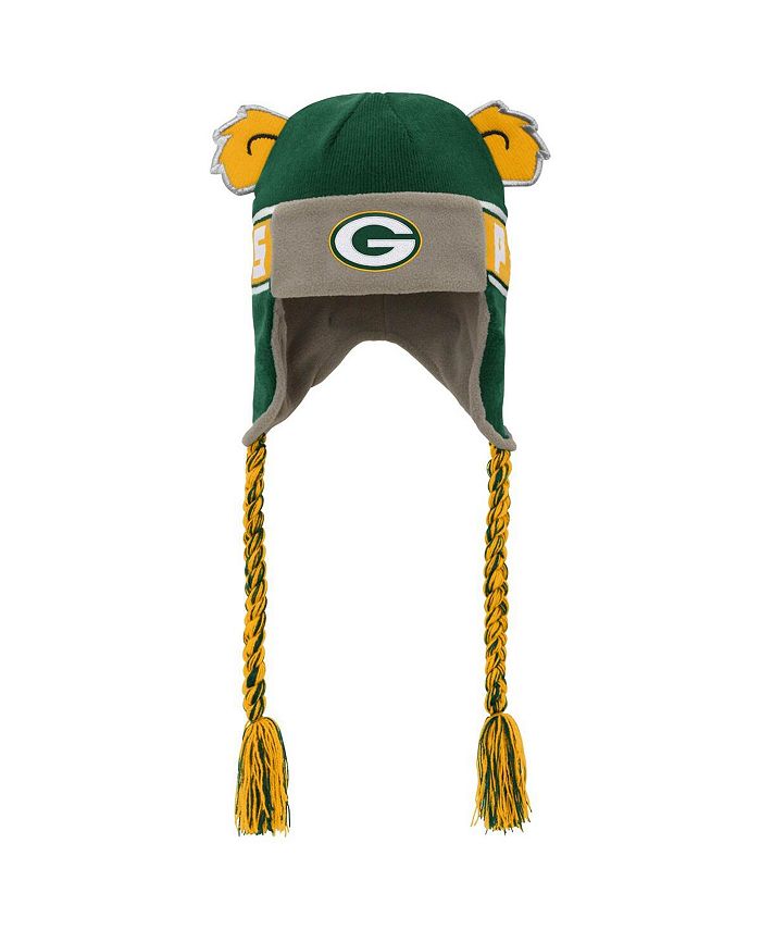 Outerstuff Little Boys and Girls Green Green Bay Packers Wordmark Ears ...