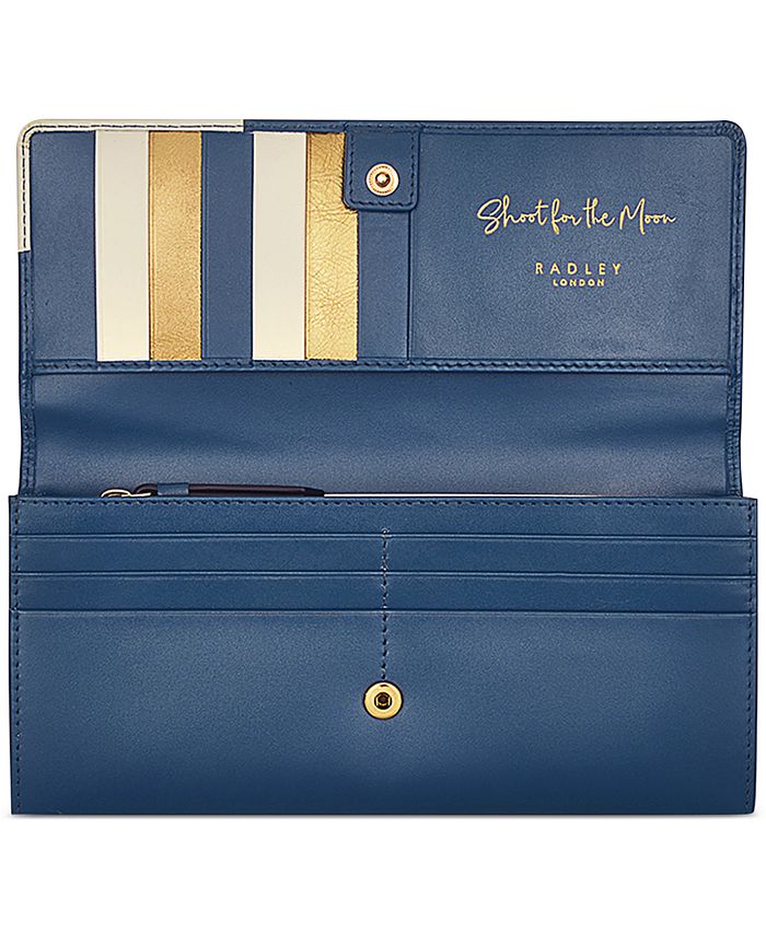 Radley London Shoot For The Moon Large Leather Flapover Wallet - Macy's