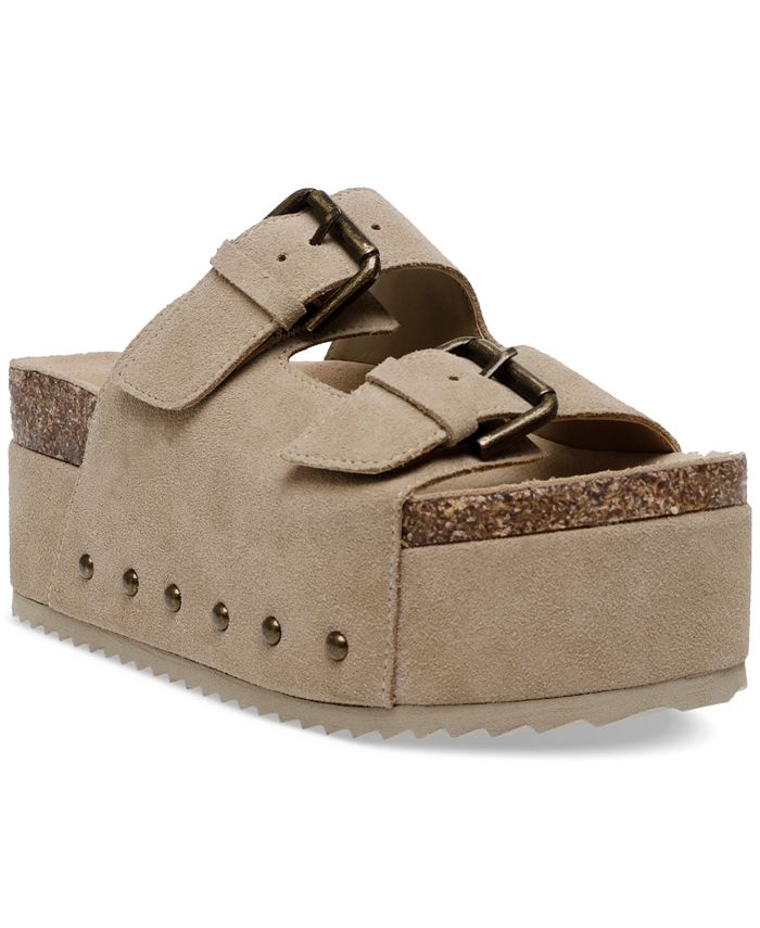 Steve Madden Women's Kali High Platform Footbed Sandals - Macy's
