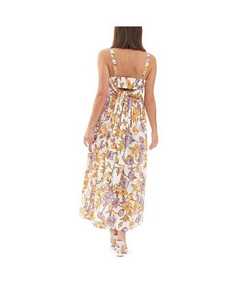 Ripe Maternity Maya Tie Back Linen Dress Natural - Macy's