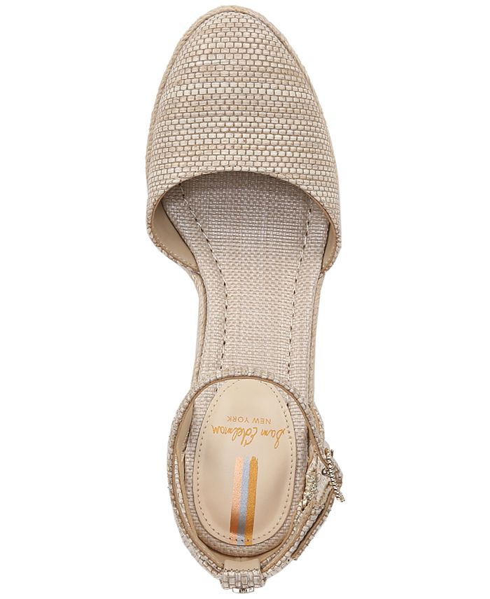 Sam Edelman Nati Two-Piece Platform Espadrille Wedges - Macy's