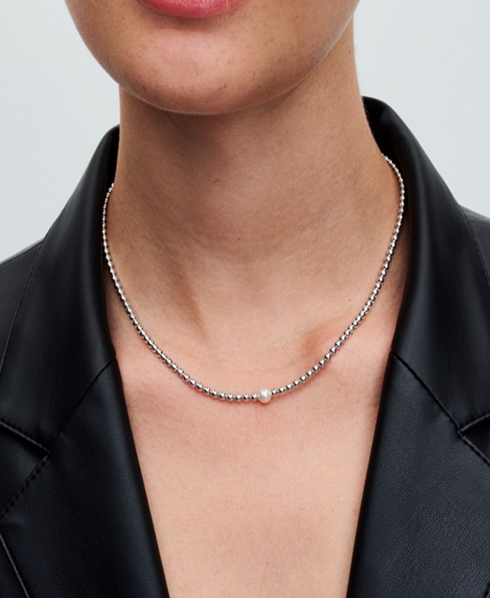 Pandora Sterling Silver Sparkling Treated Freshwater Cultured Pearl ...