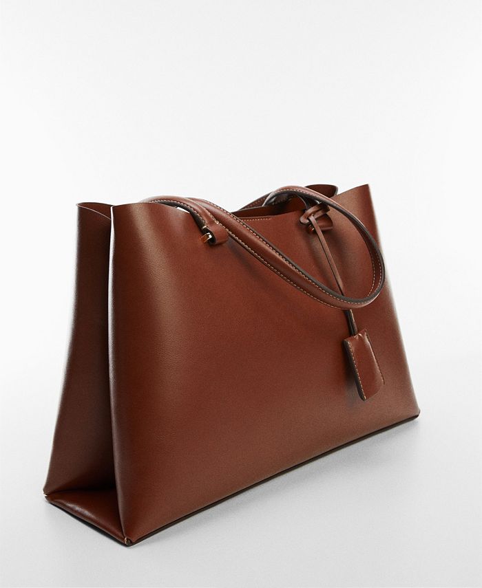 MANGO Women's Dual Compartment Shopper Bag - Macy's