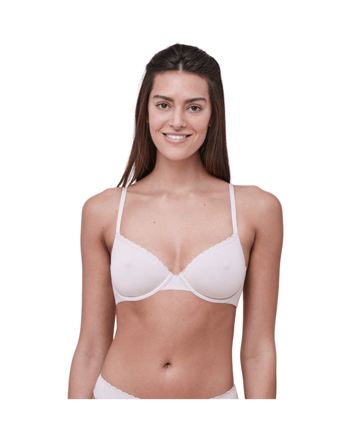 Click here for Womens Adorned Cotton Underwire Bra - Cashmere prices