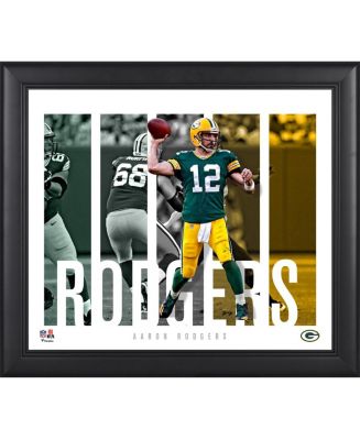 Aaron Rodgers Green Bay Packers Framed 15" x 17" Player Panel Collage ...