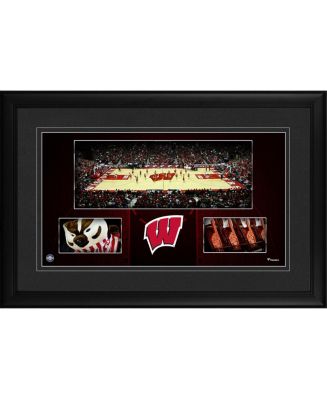 Fanatics Authentic Wisconsin Badgers Framed 10'' x 18'' Kohl Center ...