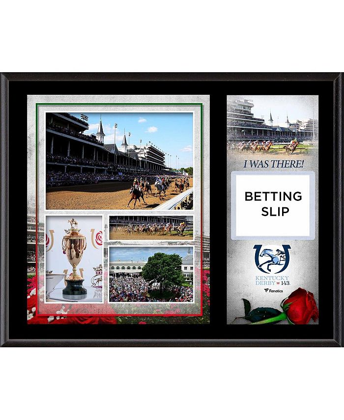Fanatics Authentic Kentucky Derby 143 12" x 15" Sublimated "I Was There ...