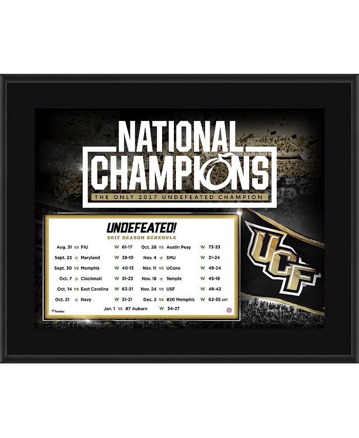Fanatics Authentic UCF Knights 10.5" x 13" 2017 Undefeated National ...