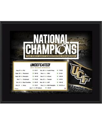 UCF Knights 10.5" x 13" 2017 Undefeated National Champion Season ...