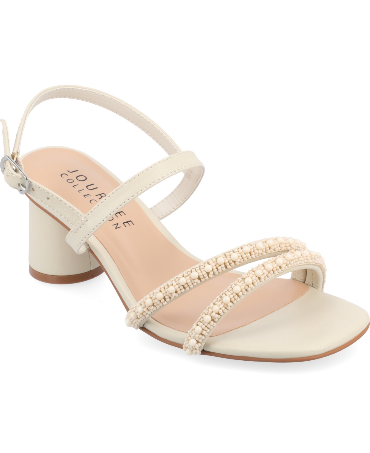 Click here for Journee Collection Womens Lornnah Beaded Strap Hee... prices