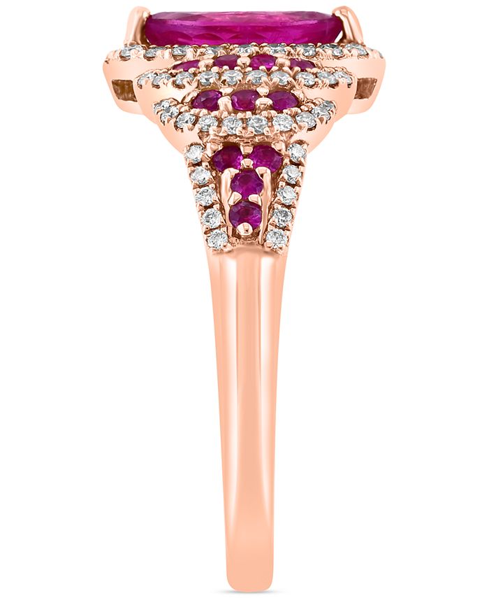 EFFY Collection EFFY® Ruby (7/8 ct. t.w.) & Diamond (7/8 ct. t.w ...