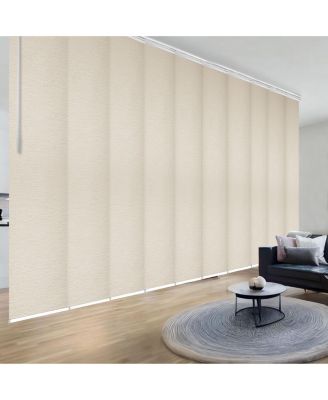 Rod Desyne Nile Blind, 10-Panel Double Rail Panel Track Extendable 120 ...