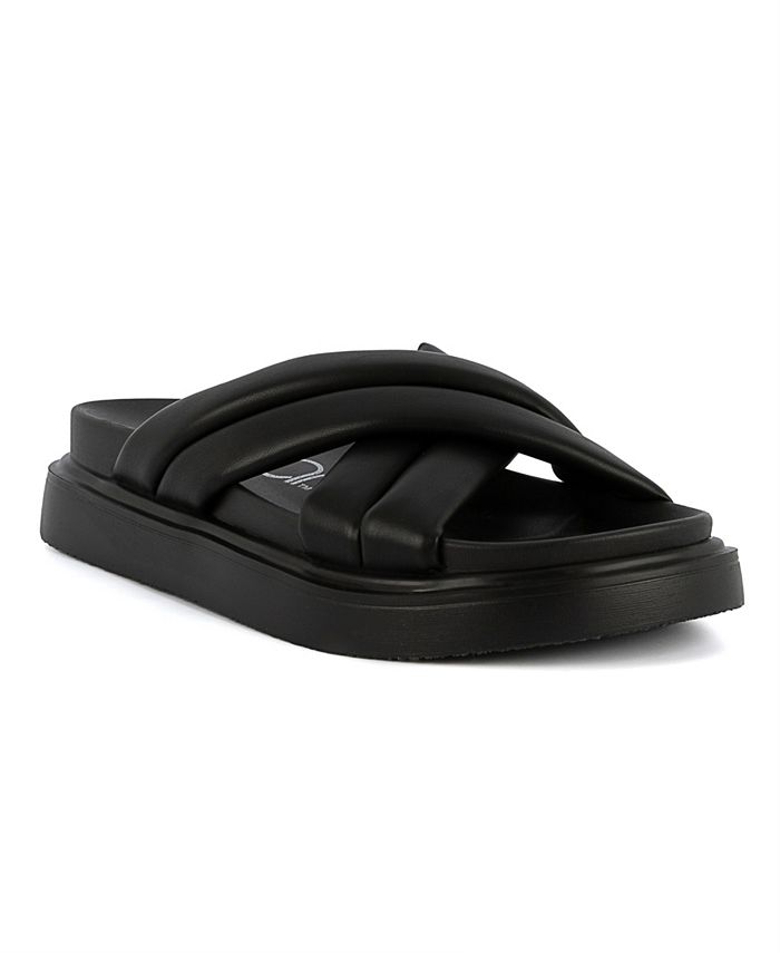 Sugar Women's Fabio Crisscross Slip-On Slide Sandals - Macy's