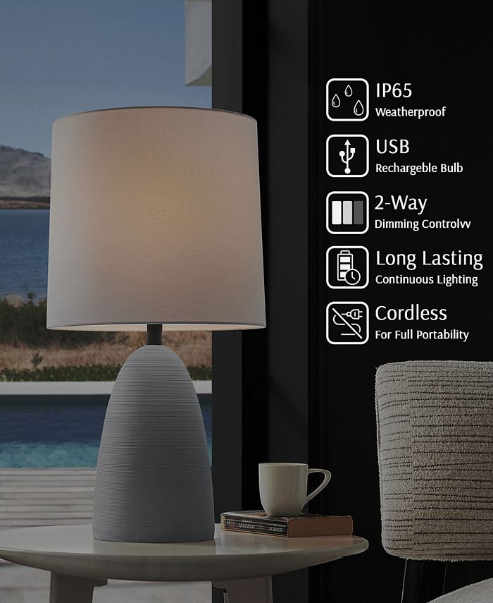 Lite Source Outdoor Cordless Monte Table Lamp - Macy's