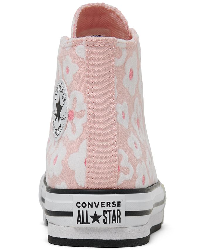 Converse Little Girls Chuck Taylor All Star Floral Lift Platform Casual ...