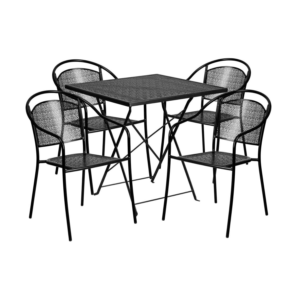 Click here for Commercial Grade 28 Square Metal Folding Patio Tab... prices