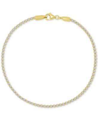10k gold cz tennis bracelet store