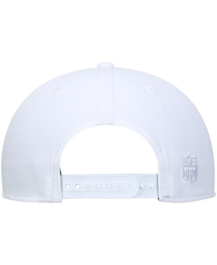 New Era Men's White NFL Shield Logo Original Fit 9FIFTY Adjustable ...