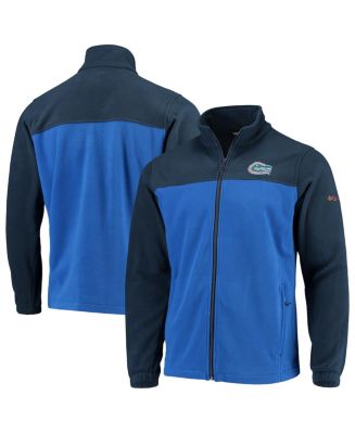 Men's Columbia Navy, Royal Florida Gators Flanker III Fleece Team Full ...