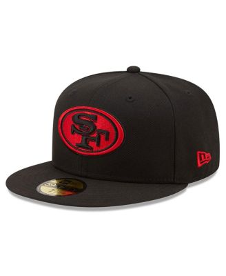Men's New Era Black San Francisco 49ers Team 59FIFTY Fitted Hat - Macy's