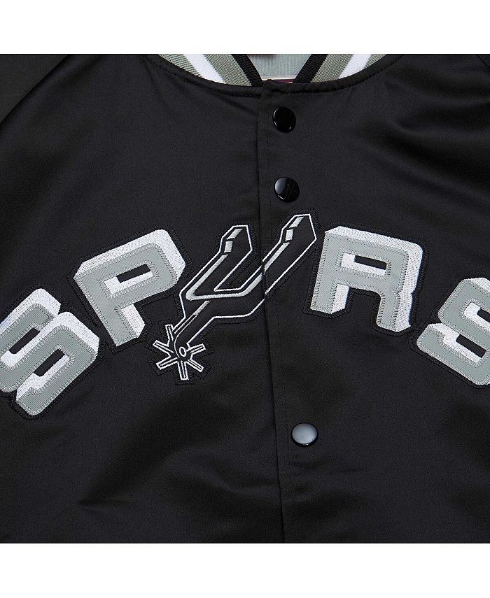 Mitchell & Ness Men's Black San Antonio Spurs Hardwood Classics ...