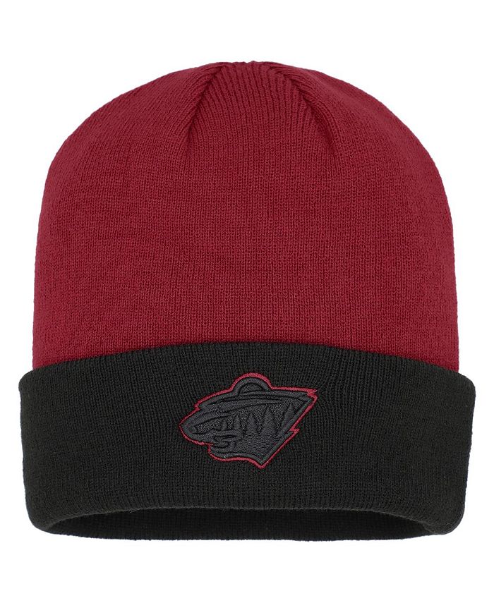 Outerstuff Youth Boys and Girls Red, Black Minnesota Wild Logo Outline ...