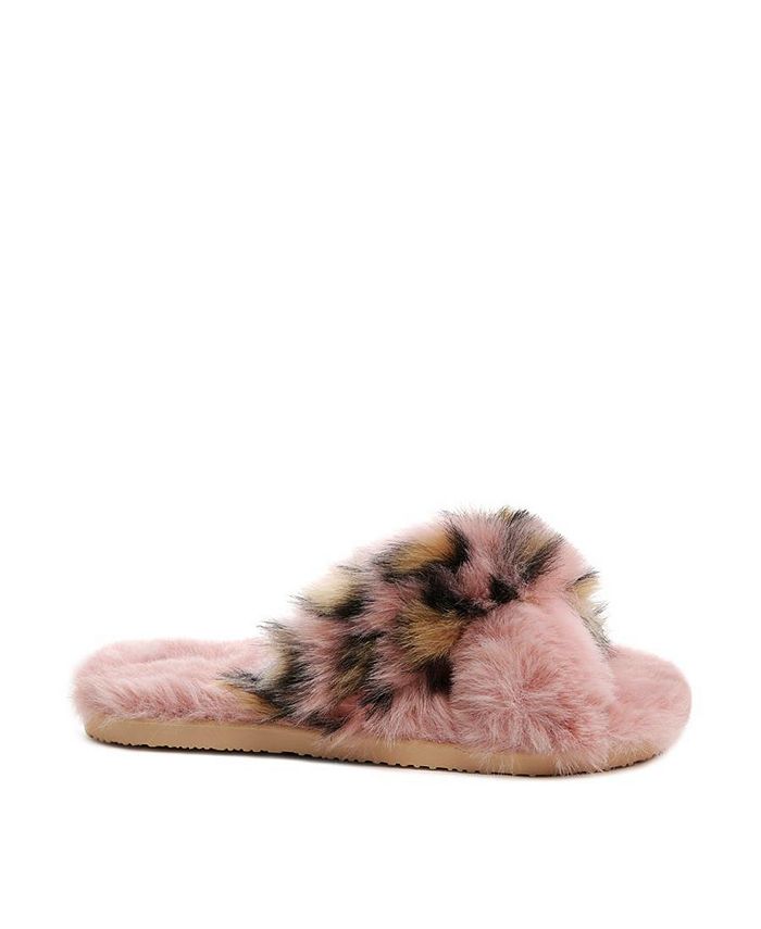 London Rag chipmunk times fur indoor flats - Macy's