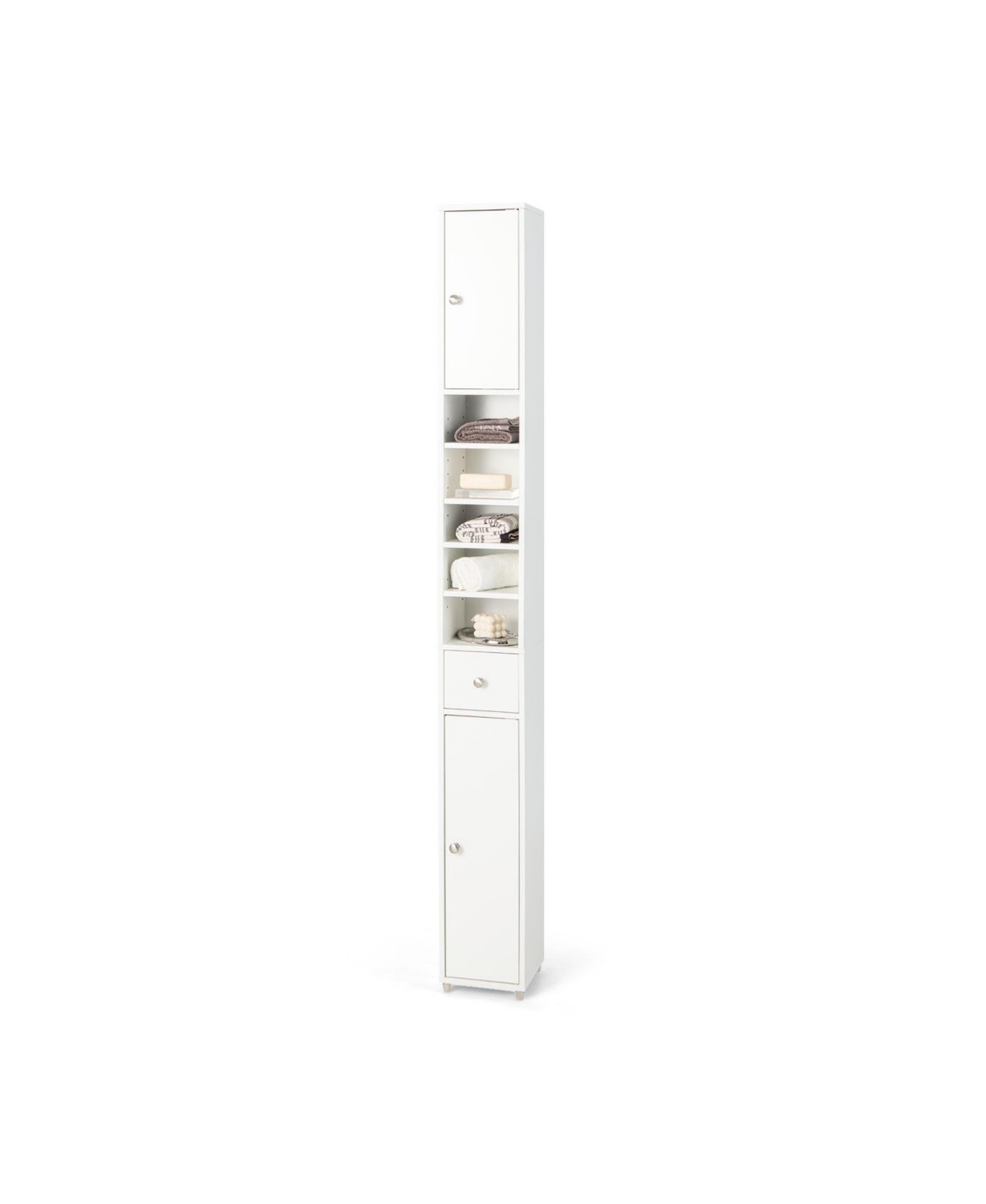 Click here for Freestanding Slim Bathroom Cabinet with Drawer and... prices
