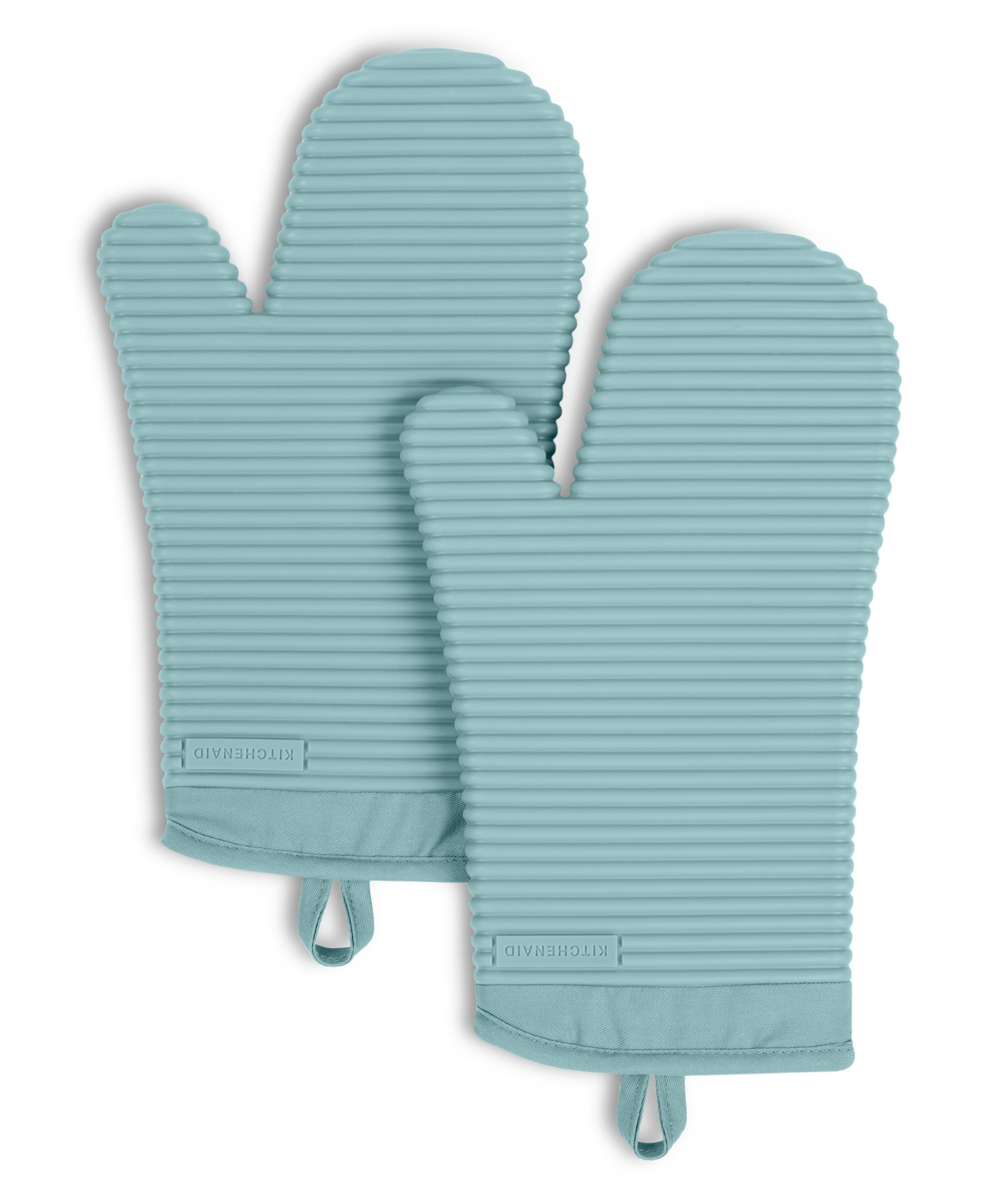 Click here for KitchenAid Ribbed Soft Silicone 2-Pc. Oven Mitt Se... prices
