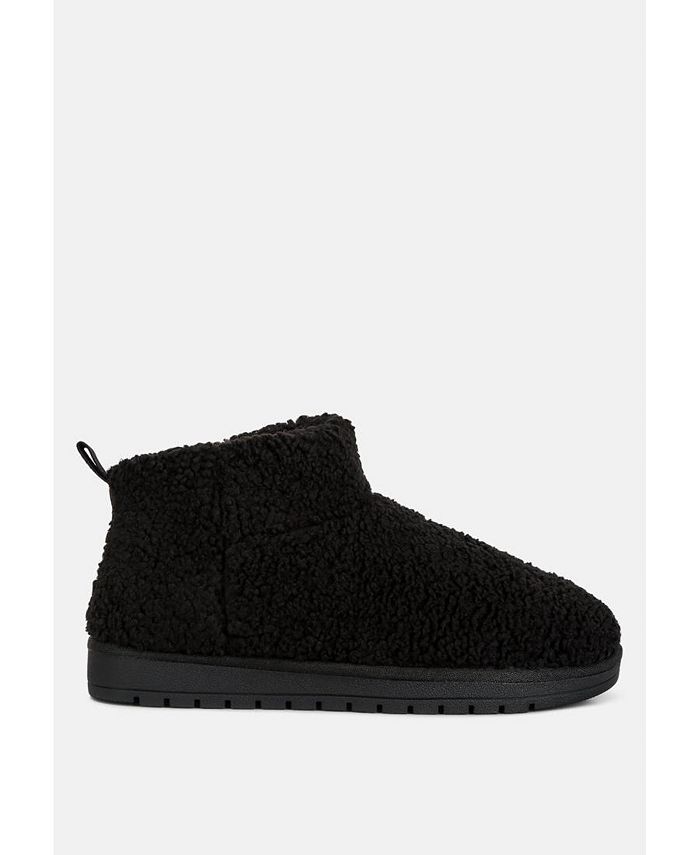 London Rag Anatole fleece exterior fluffy boots - Macy's