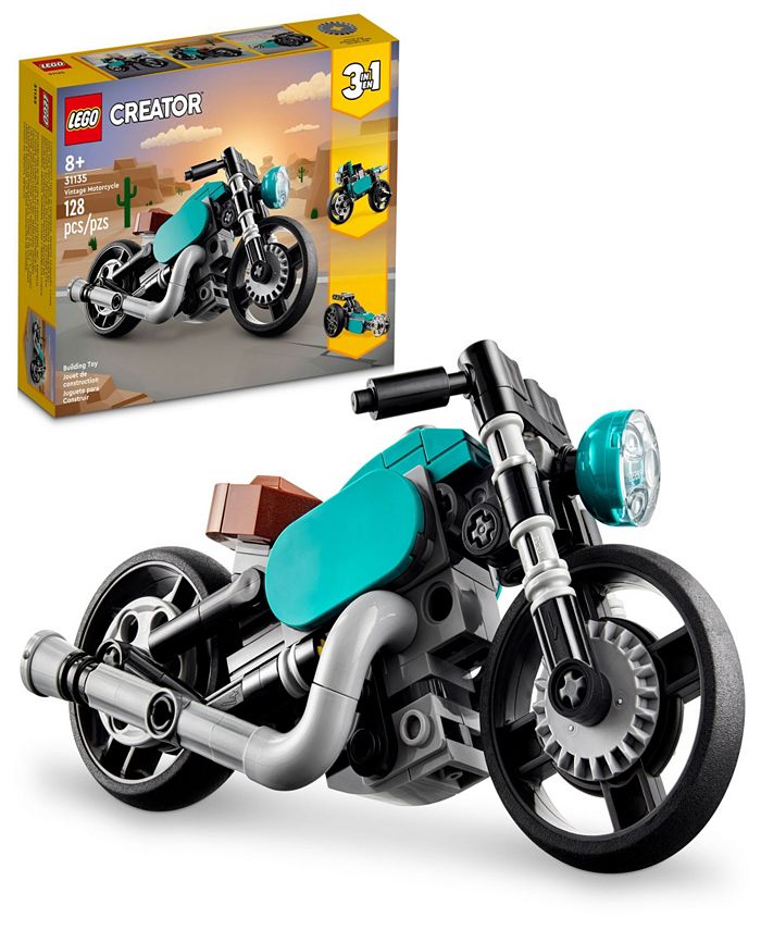 LEGO® Creator 31135 3-in-1 Vintage Motorcycle Toy Moto Building Set ...