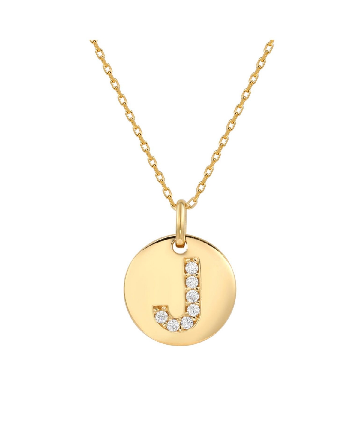 Click here for Suzy Levian Sterling Silver Cubic Zirconia Letter... prices