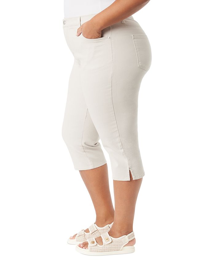 Gloria Vanderbilt Plus Size Amanda High-Rise Capri Jeans - Macy's