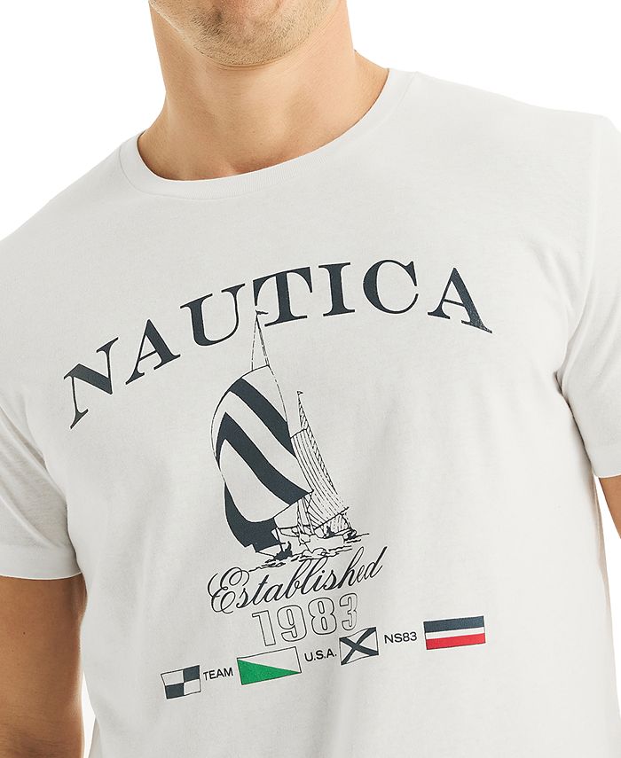 Nautica Men's Heritage Crewneck Graphic T-Shirt - Macy's