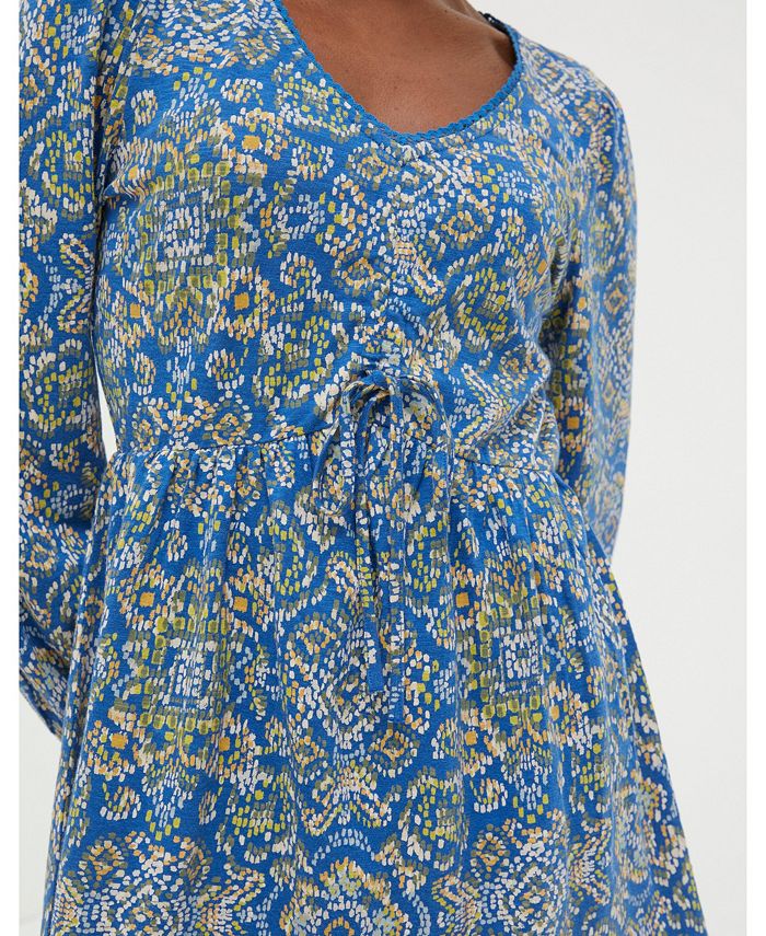 FatFace Fat Face Women's Gina Aztec Texture Tunic top - Macy's