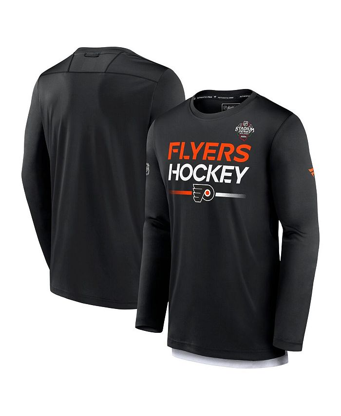 Fanatics Men's Black Philadelphia Flyers 2024 NHL Stadium Series ...