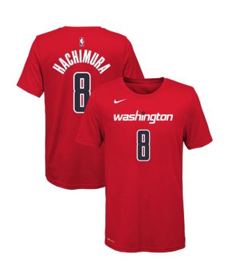 Big Boys Nike Rui Hachimura Red Washington Wizards Name and Number ...