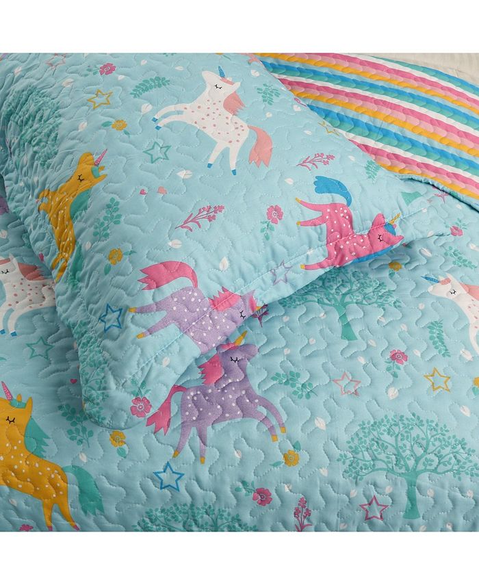 MarCielo Kids Girls Quilt Set Bedspread Coverlet Set A83 - Twin - Macy's